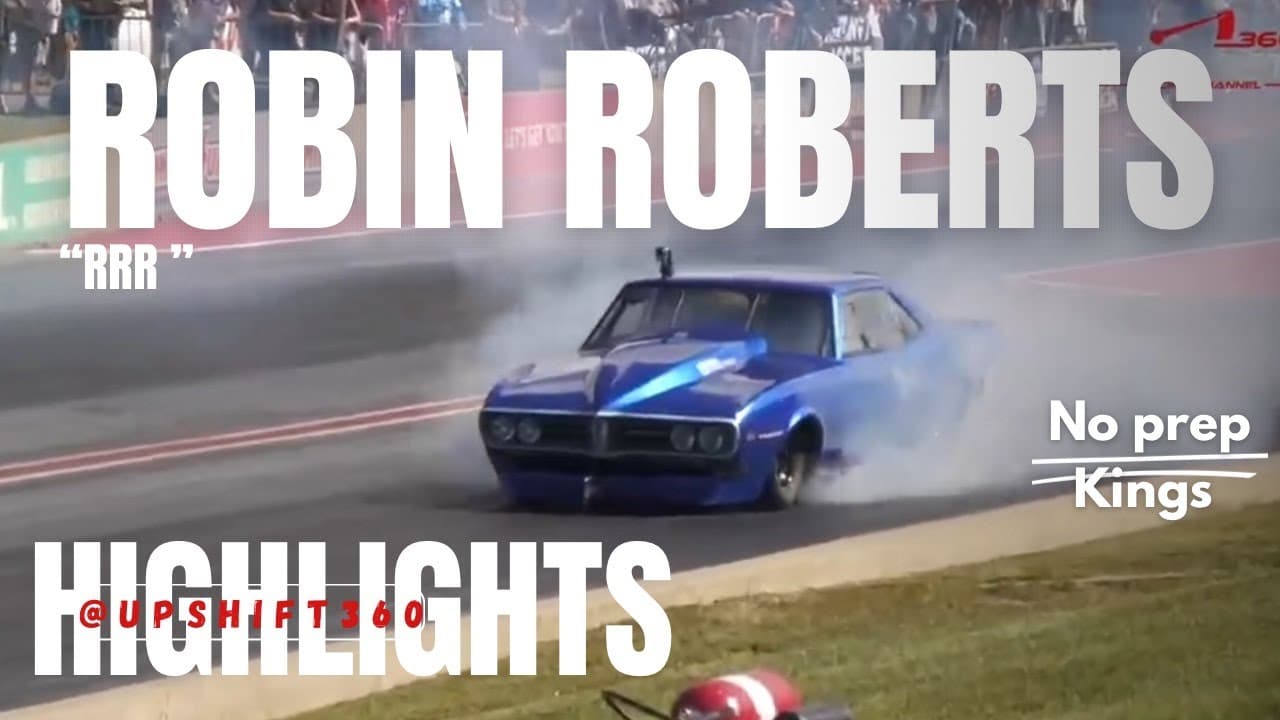 Robin Roberts racing his signature Pontiac firebird car is a force to ...