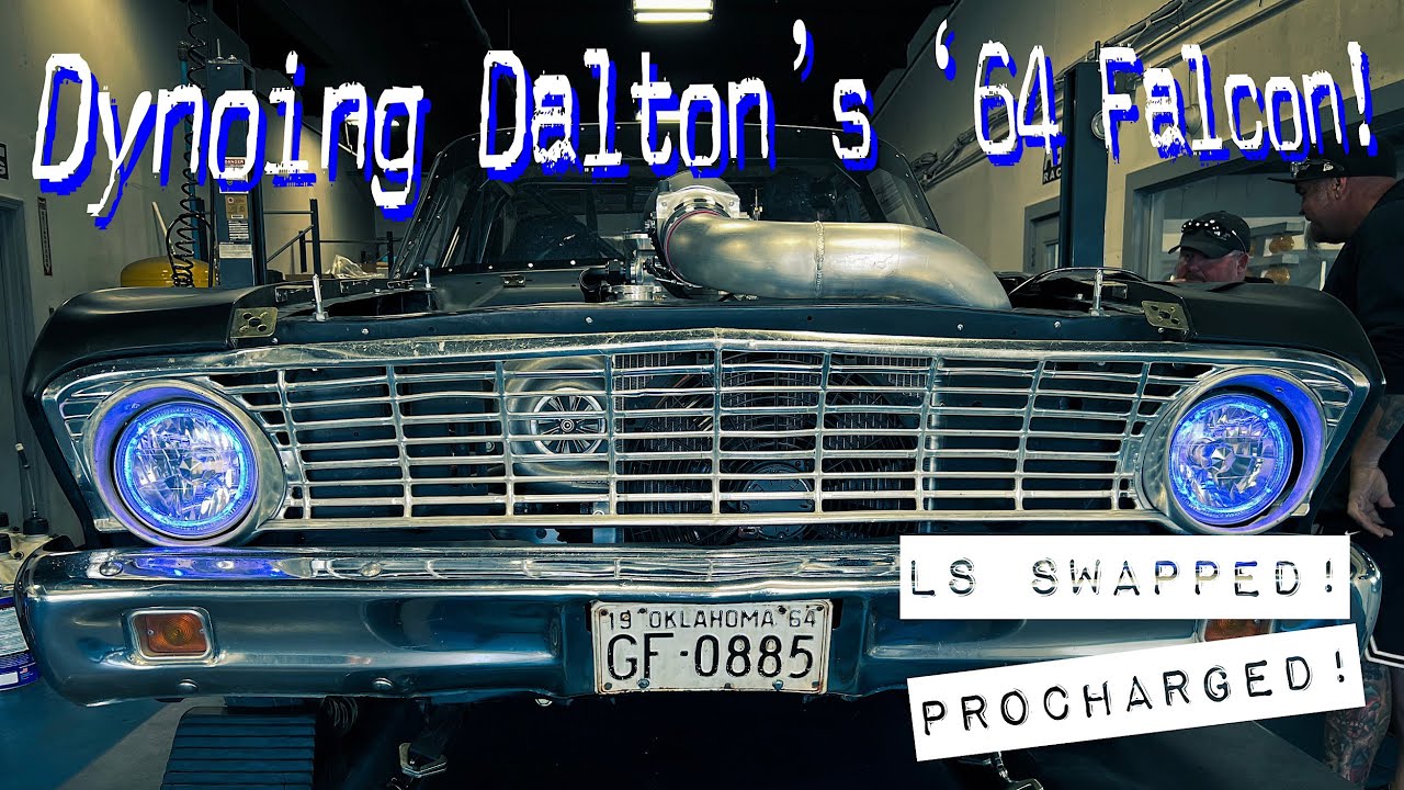 Dynoing Dalton's LS Swapped Procharged '64 Ford Falcon! THIS DEAL IS ...