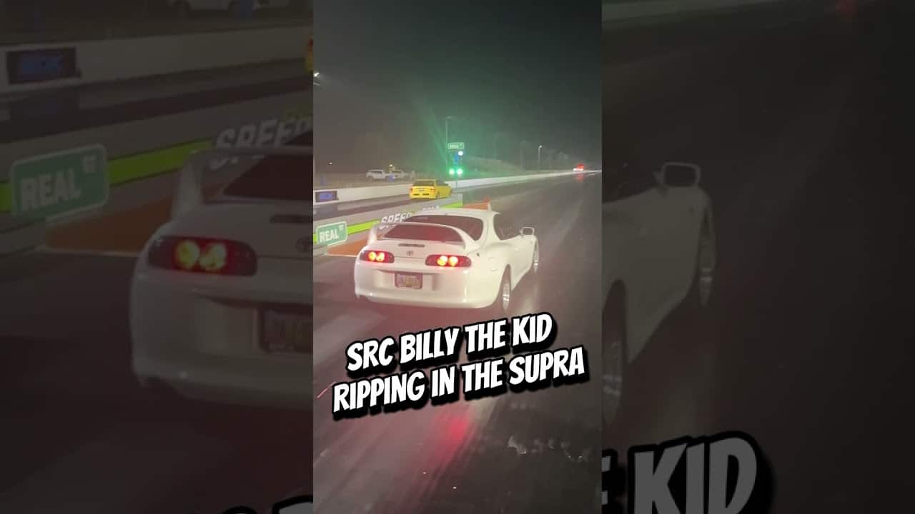 SRC Billy The Kid Ripping in Molly’s Turbo Supra 💨💨 - No Prep Racing