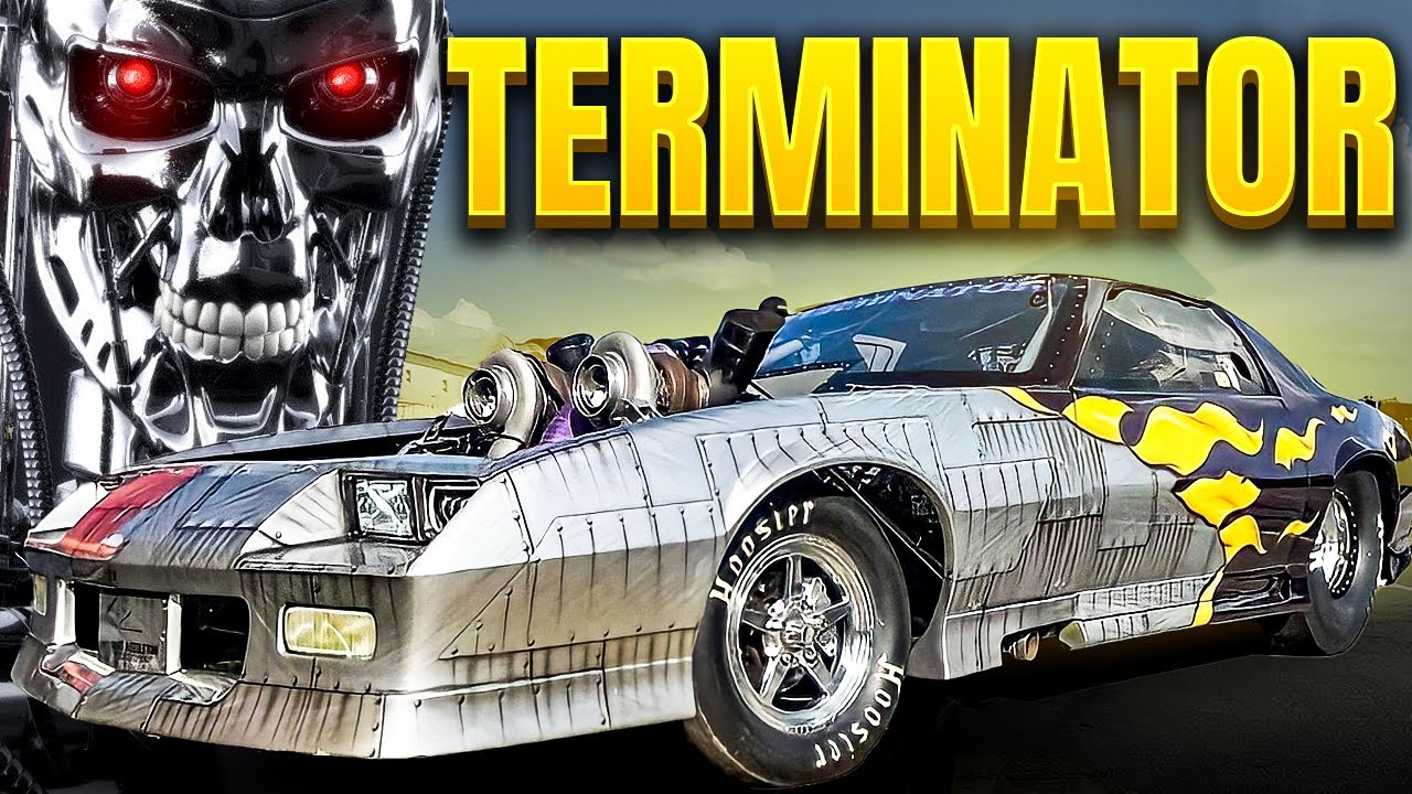 Doug Patterson 1985 Twin Turbo LS Camaro. (The Terminator) - No Prep Racing