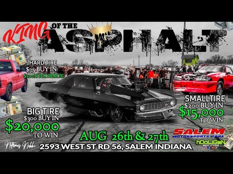 King of the asphalt Chip Draw - No Prep Racing