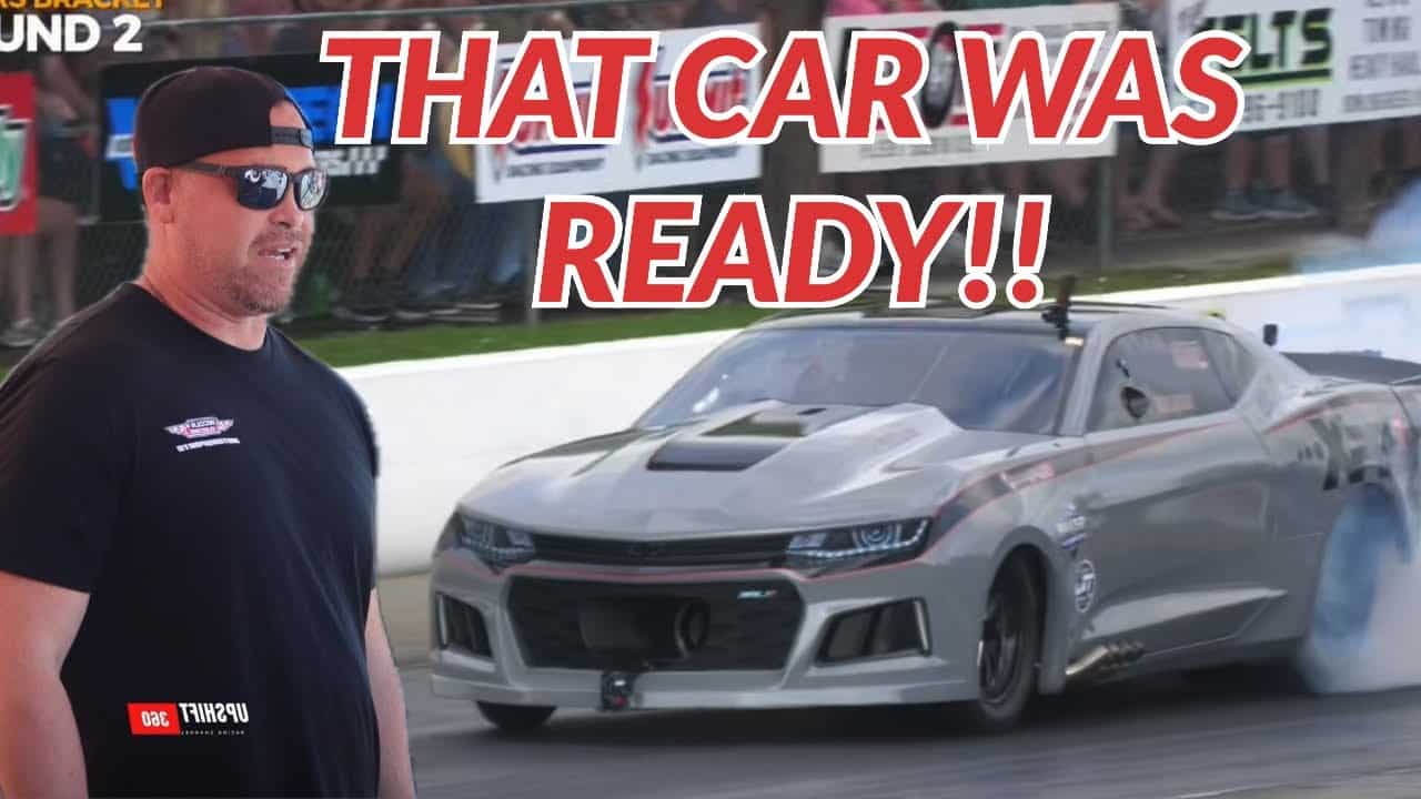 Ryan Martin had that grey car on rails - No Prep Racing