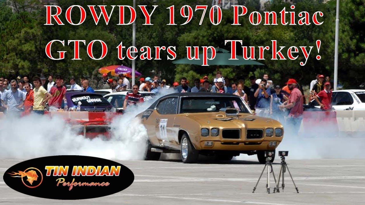 1970 Pontiac GTO NO PREP airport racing in Turkey #pontiac #dragracing ...