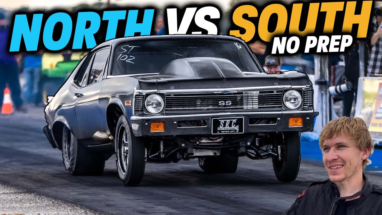 Racing on the Slickest Drag Strip in Florida (North Vs. South) - No ...