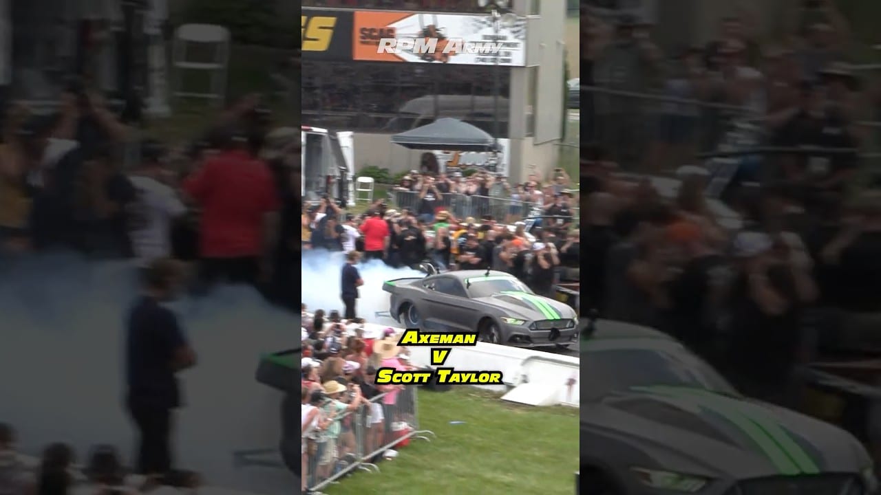 Axman vs. Scott Taylor! Mustang vs. Camaro Battle | Street Outlaws No ...