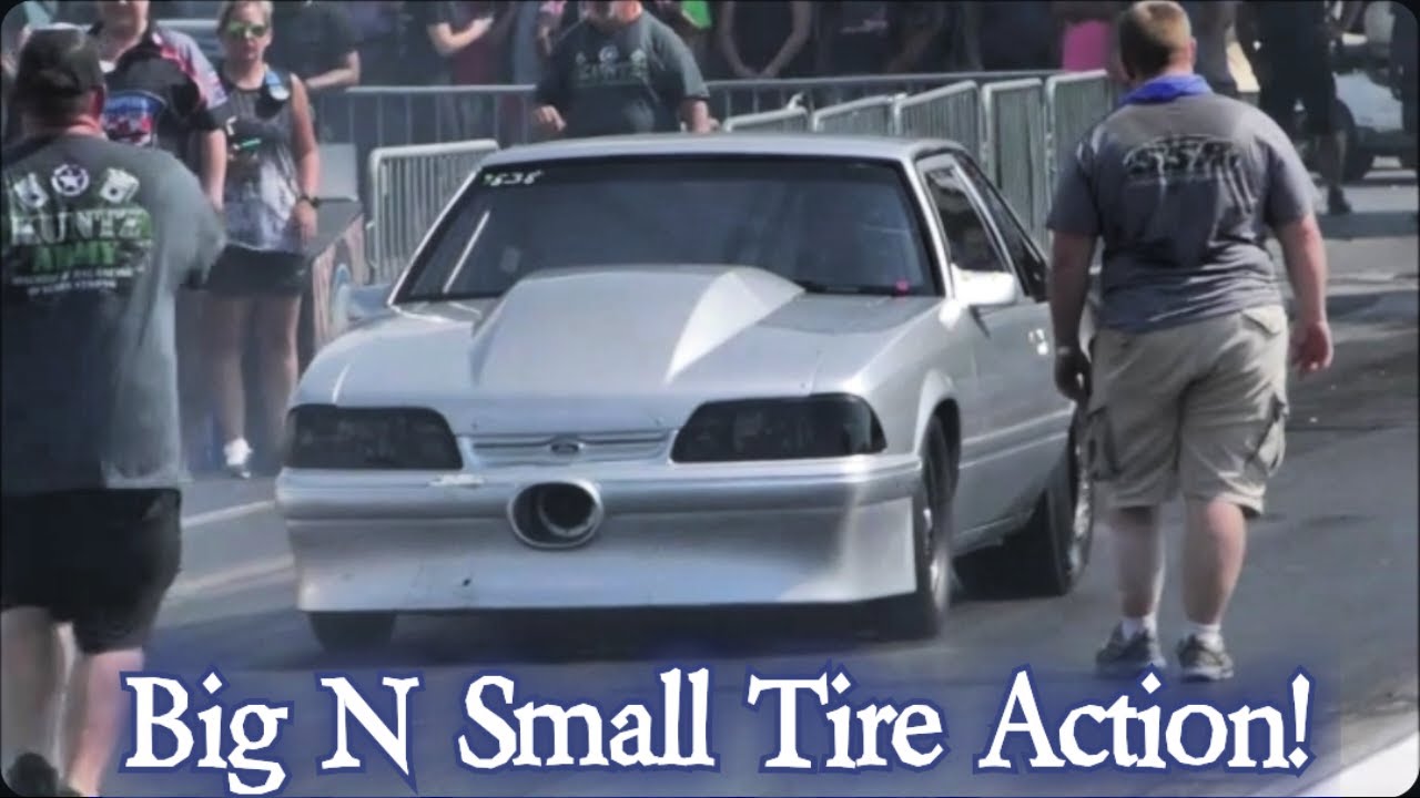 Big N Small Tire No Prep Action! - No Prep Racing